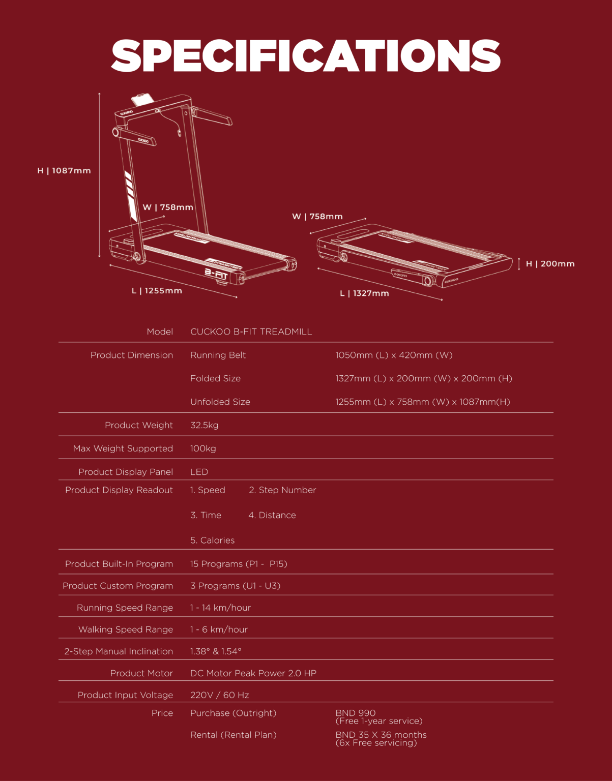 Cuckoo B-FIT - CUCKOO Brunei